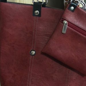 Adsa | Bags | Gorgeous Bag With Matching Zipper Pouch By Adsa | Poshmark